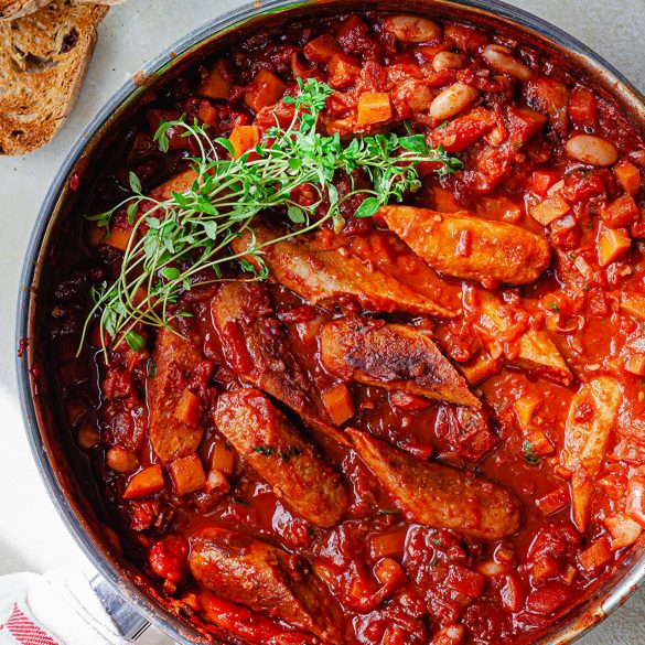 Sausage Casserole So Vegan